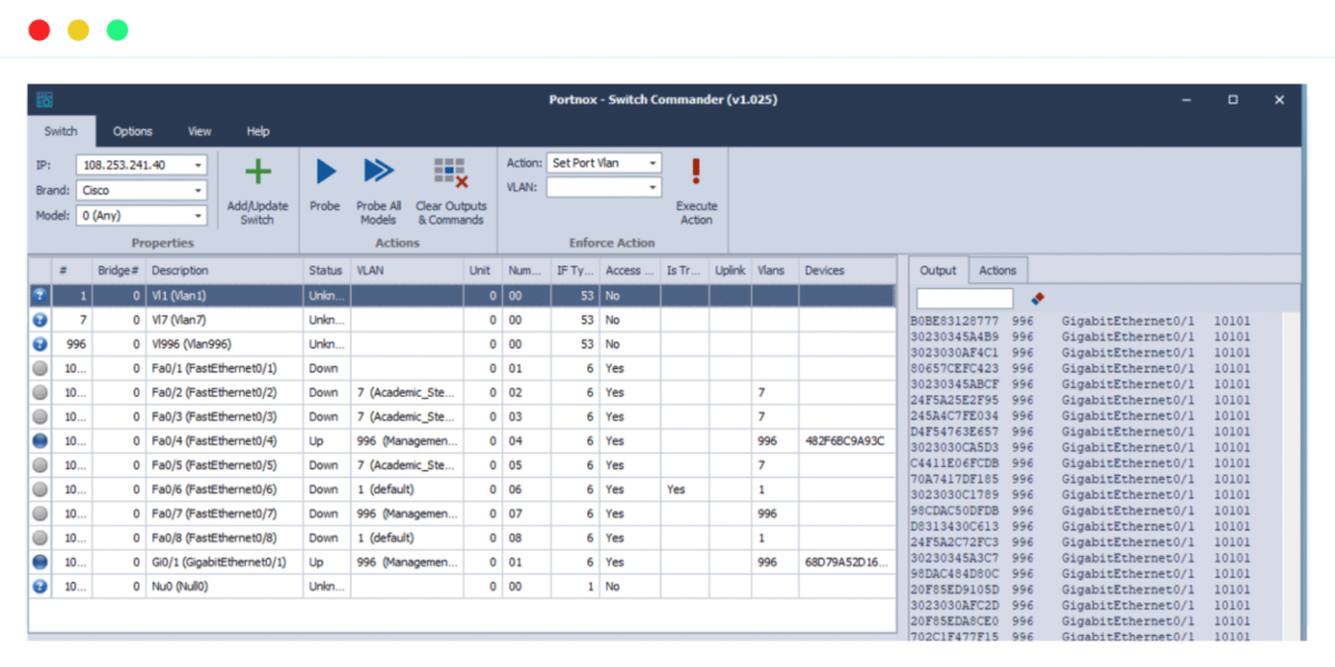 Switch Commander - Free Switch Monitoring Tool - Portnox